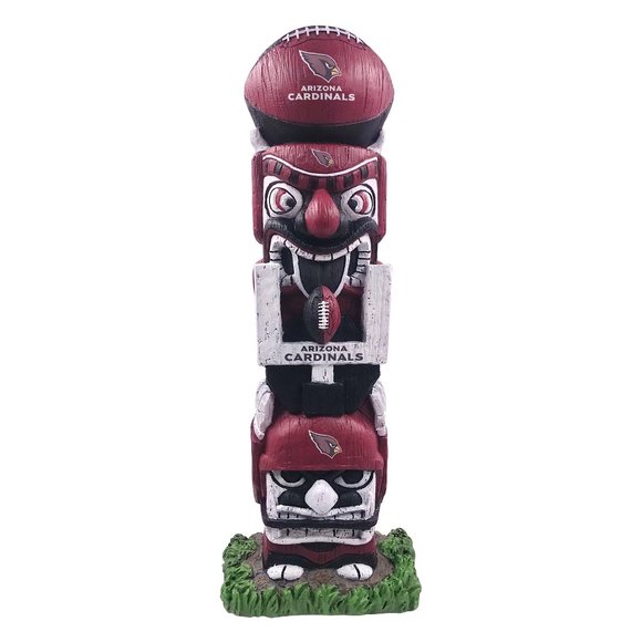 Evergreen Enterprises | Art | Arizona Cardinals 6 Nfl Tiki Face Totem ...